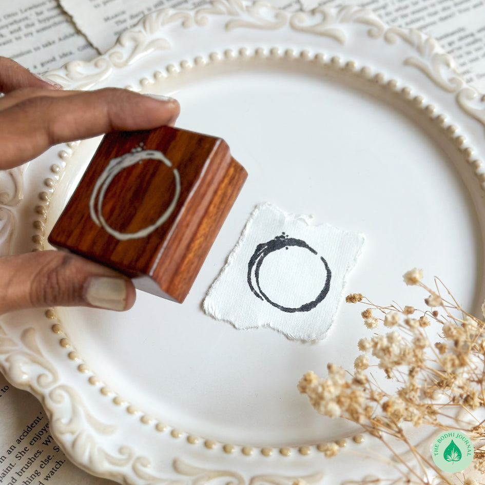 Coffee Stain Rubber Stamp – The Bodhi Journal | Bodhizen India Pvt Ltd